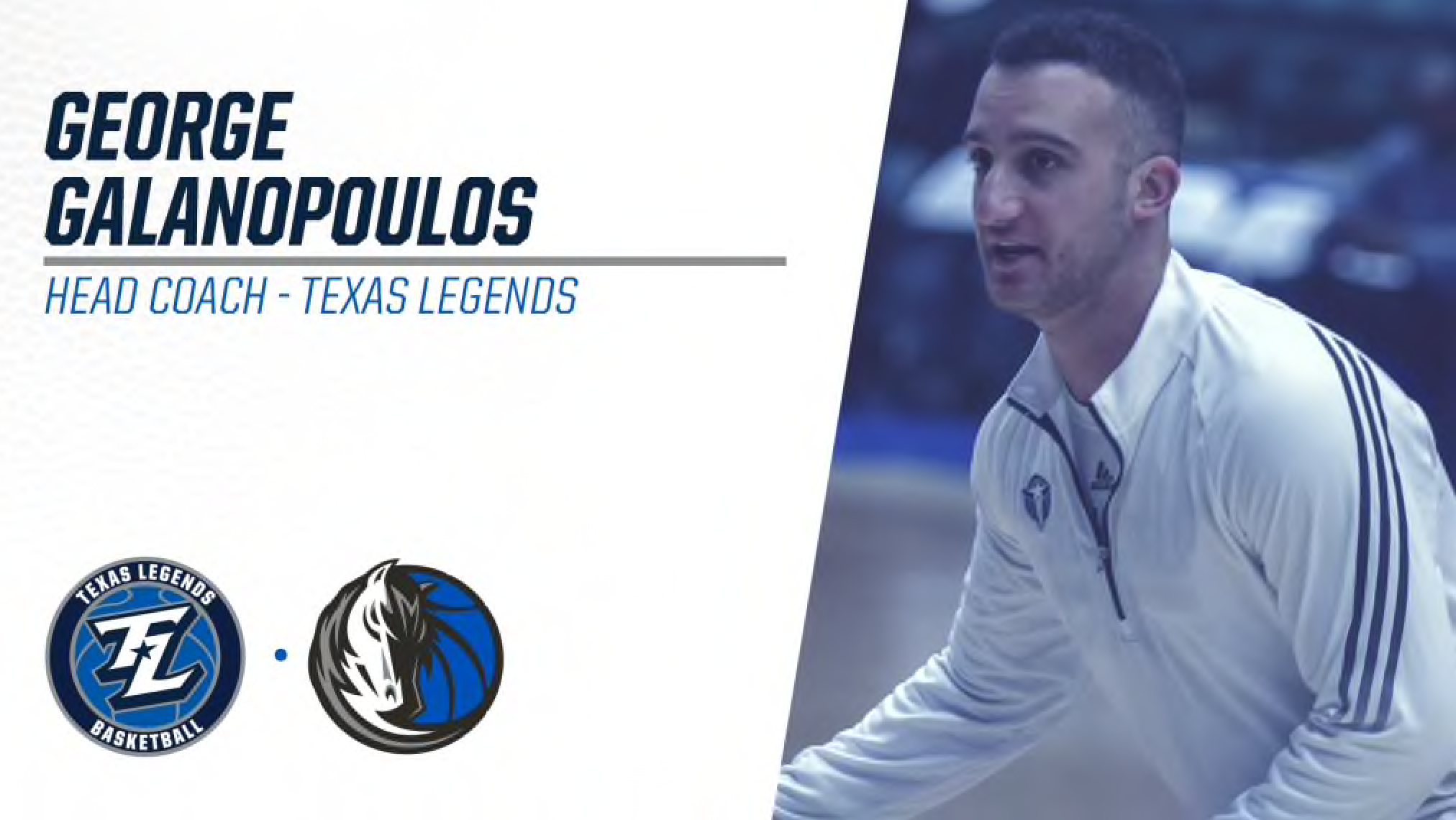 Texas Legends Names George Galanopoulos Head Coach Entering 10th ...