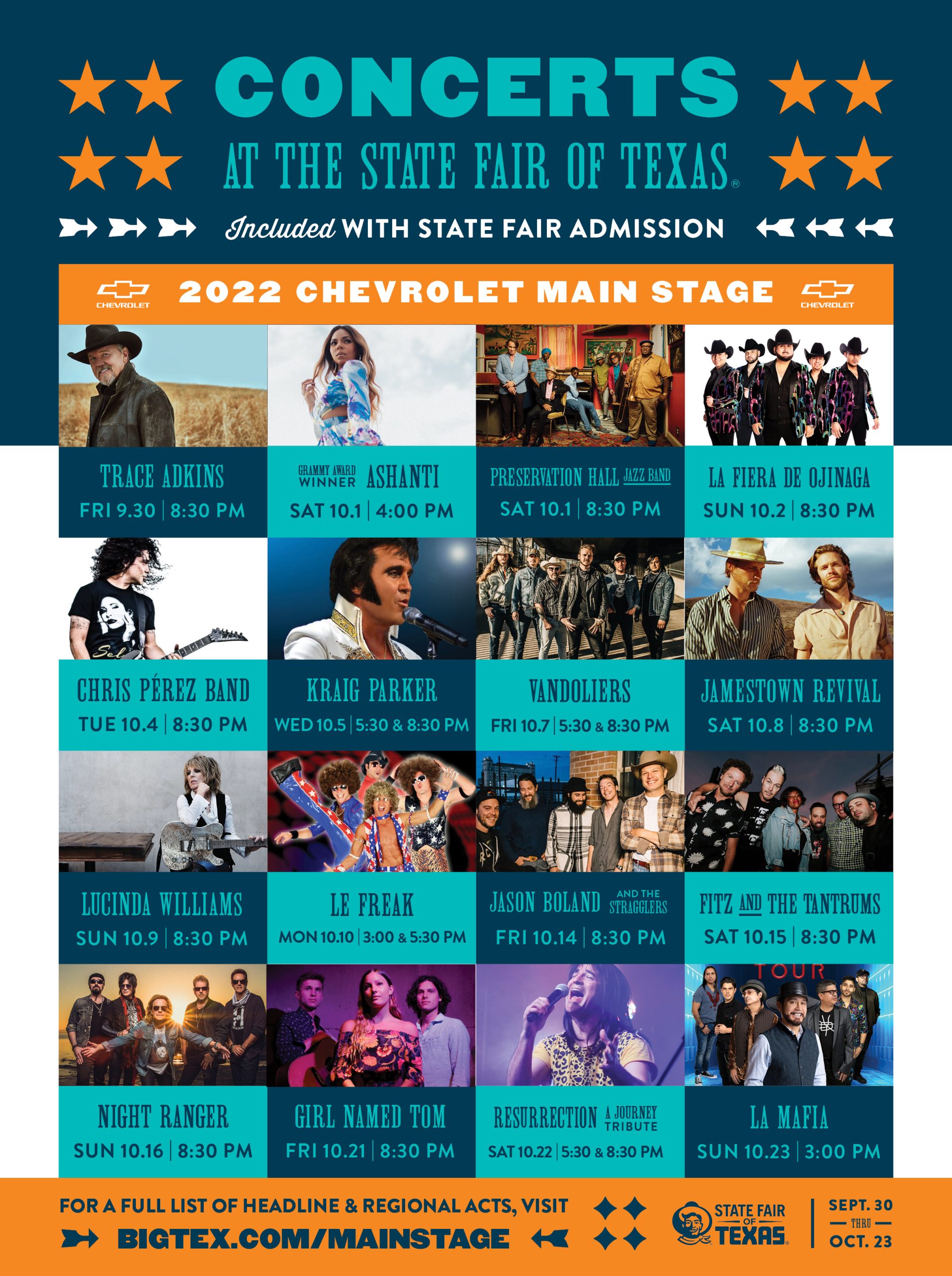 State Fair Of Texas Announces FREE Music Lineup For 2022 Fair - Good ...