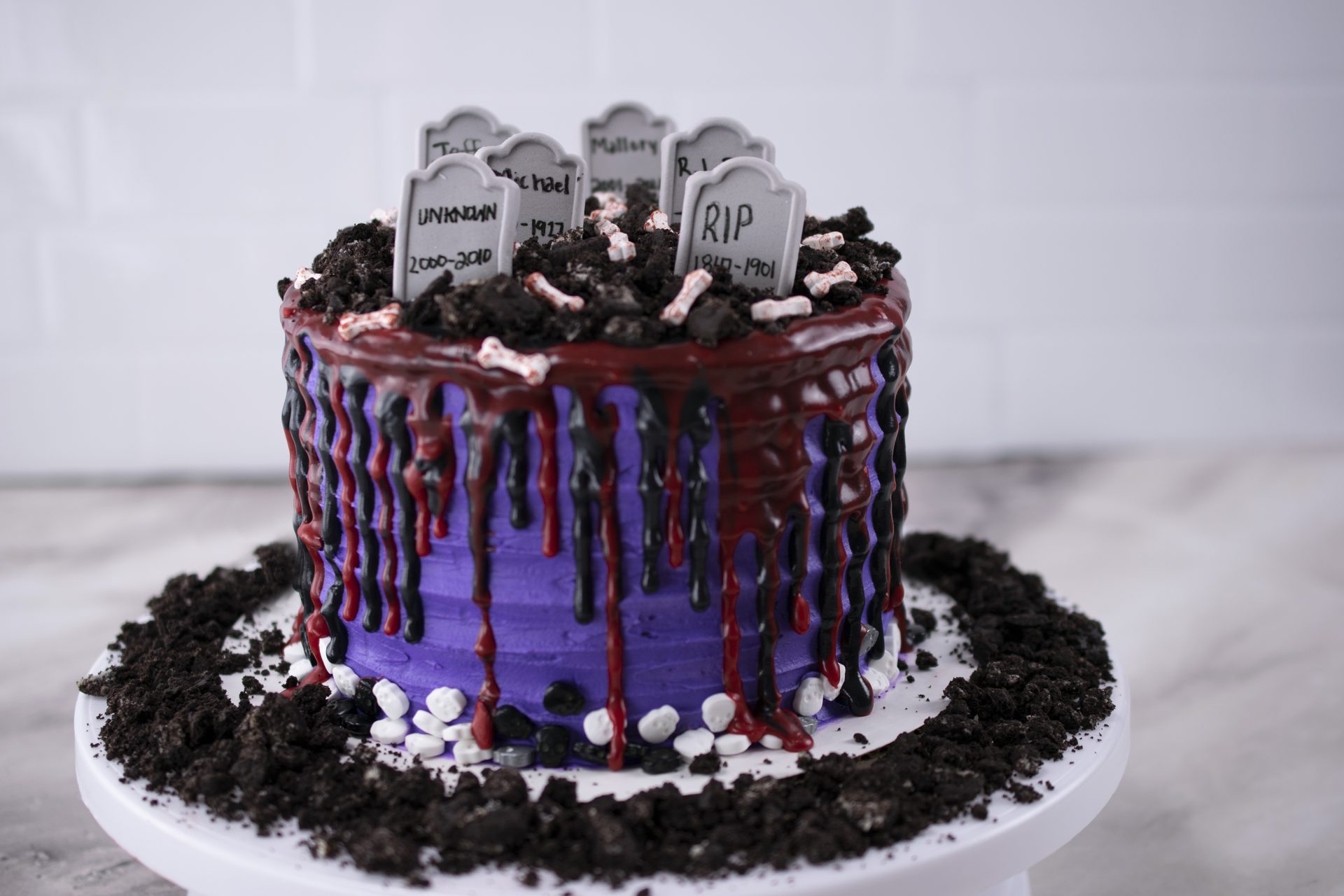 Ghostly Graveyard Cake Recipe - Good Life Family Magazine