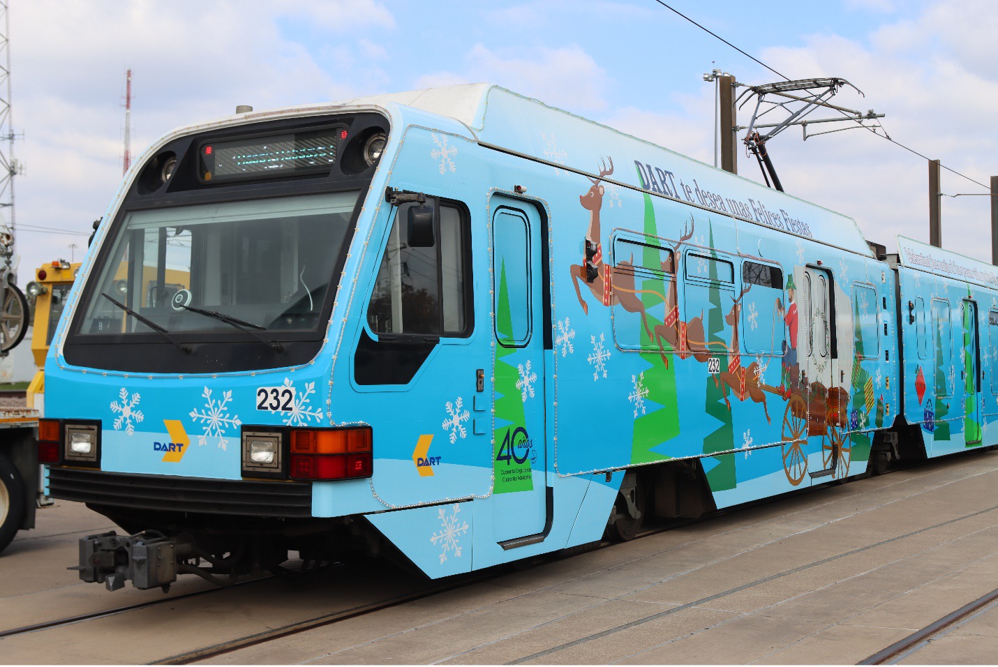 DART Festive Trains And Buses Bring Holiday Cheer - Good Life Family ...