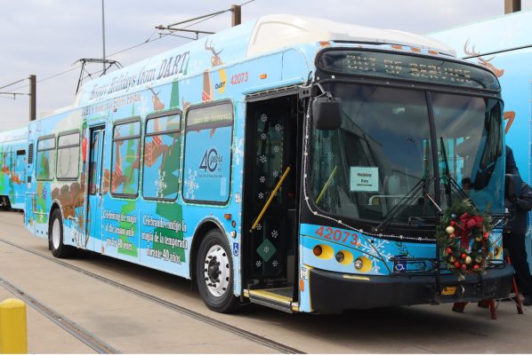 DART Festive Trains And Buses Bring Holiday Cheer - Good Life Family ...
