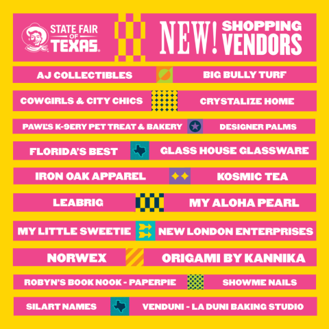 20 New Shopping Vendors Join The 166 Returning Vendors At The 2024 ...